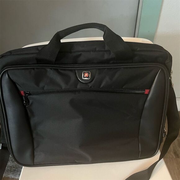 SwissGear by Wenger | Bags | Swissgear By Wenger Black Laptop Briefcase ...